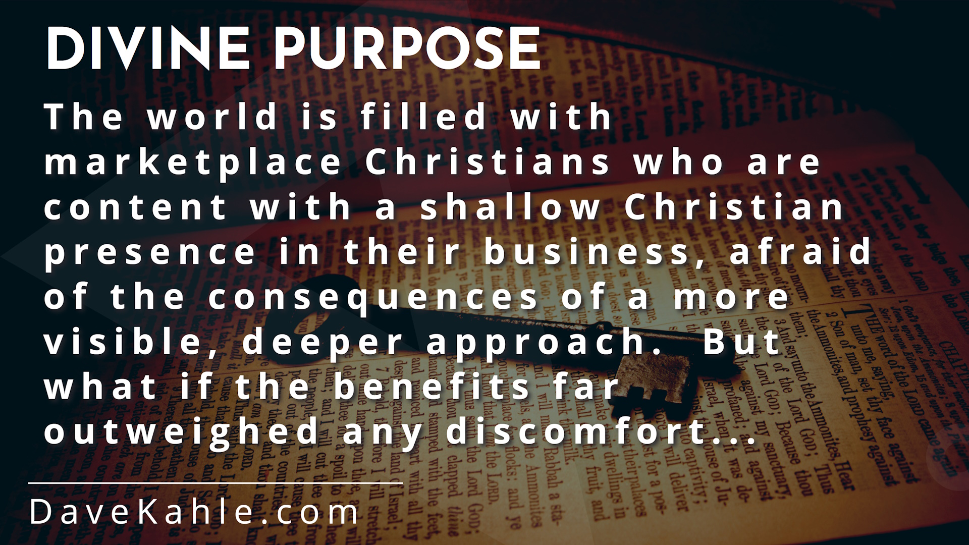Benefits of Being a Kingdom Company – Fulfilling Divine Purpose